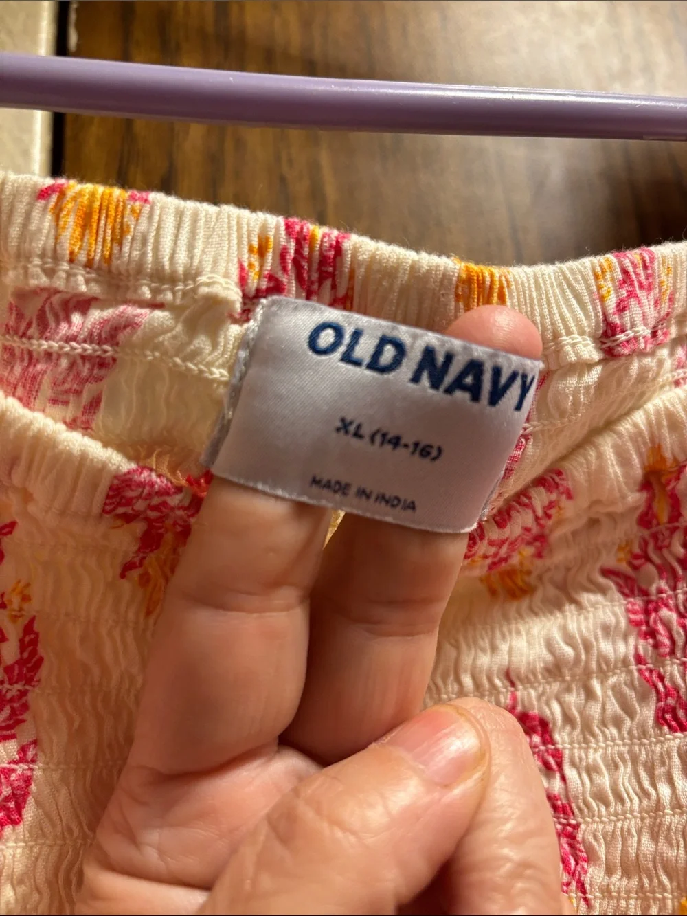 Old Navy | Dresses | Old Navy Pink And Yellow Floral Smocked Sundress ...